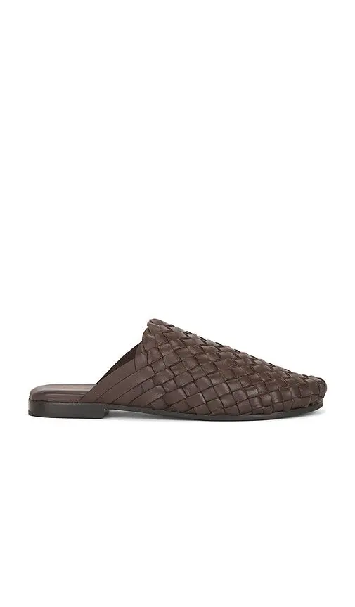 ST. AGNI Bunto Woven Slide - Chocolate