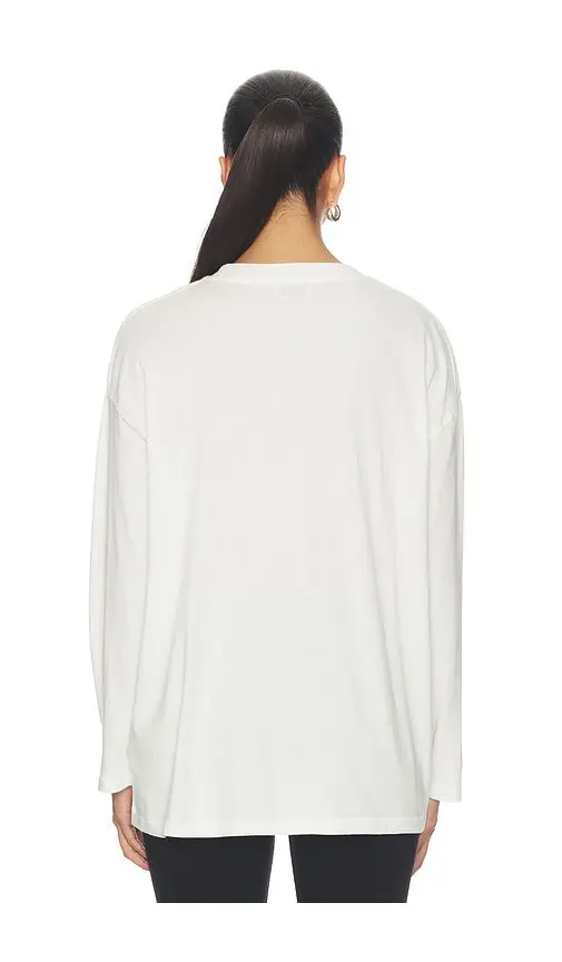 ANINE BING Long Sleeve New York Stencil T-shirt