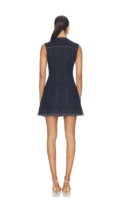 Simkhai Hanley Sleeveless Mini Dress In Blue