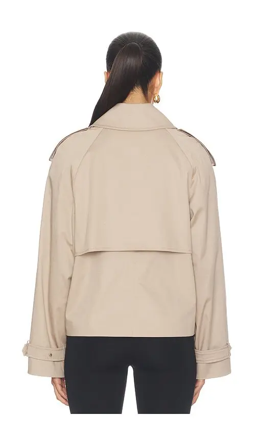 ANINE BING Rickie Cropped Trench
