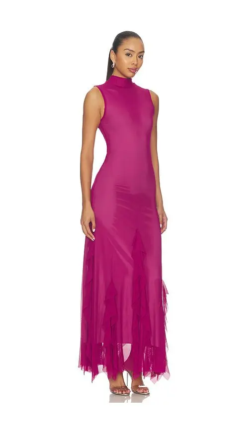 ESPECIA Aneta Mauve Long Dress