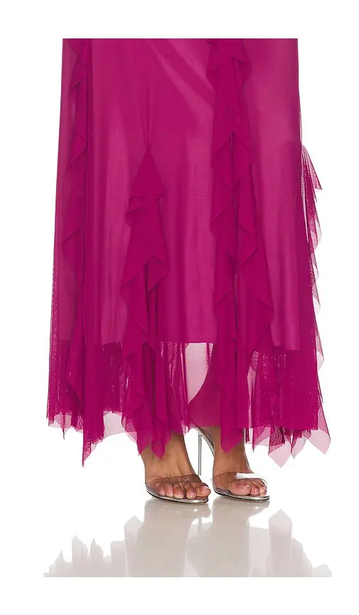 ESPECIA Aneta Mauve Long Dress