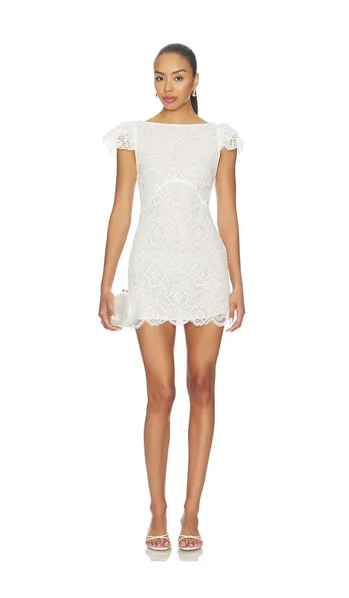 LOVERS AND FRIENDS Dakota Mini Dress - White