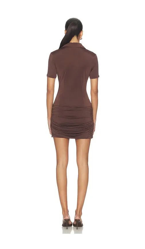 Amanda Uprichard Kat Dress In Brown