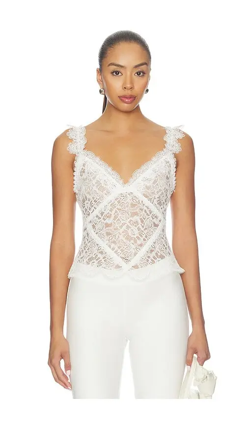 LOVERS AND FRIENDS Daphne Top - White