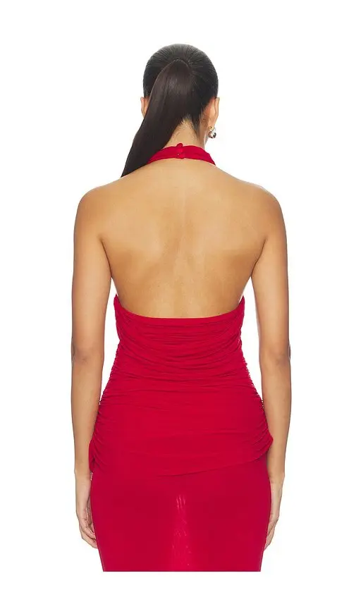 MAYGEL CORONEL Resonare Top In Red