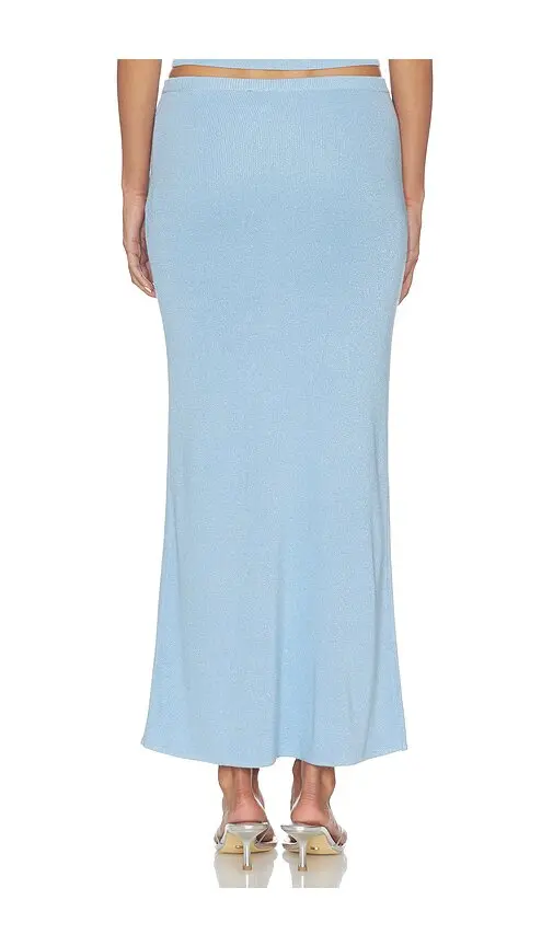 Majorelle Kaidyn Flower Embroidered Midi Skirt