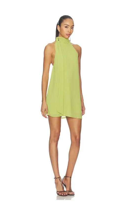MORE TO COME Mabel Halter Mini Dress