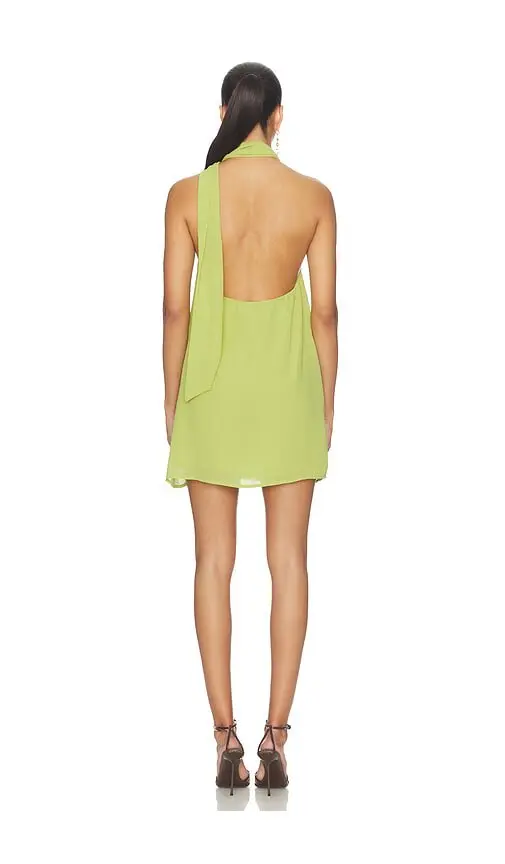 MORE TO COME Mabel Halter Mini Dress