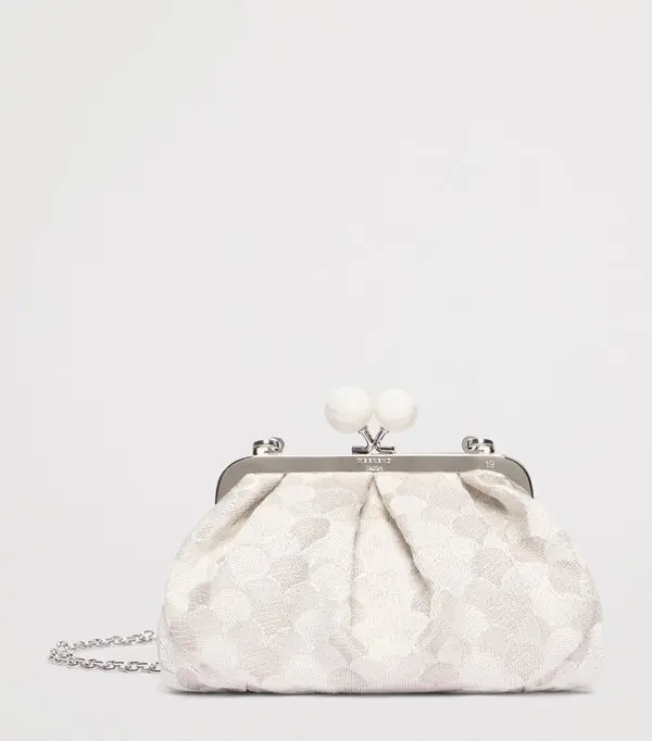 Max Mara Woven Jacquard Pasticcino Clutch