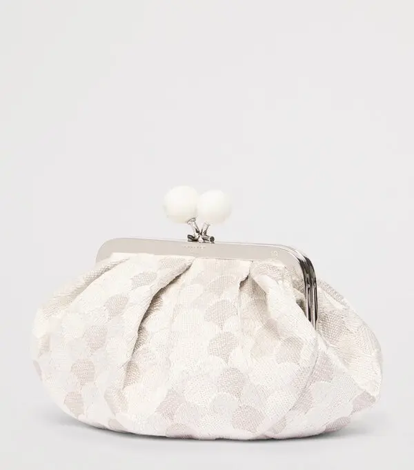 Max Mara Woven Jacquard Pasticcino Clutch