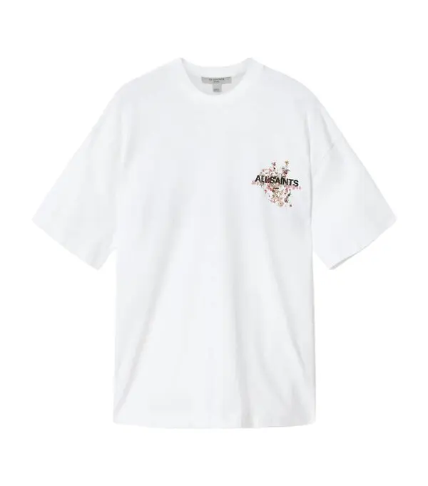 ALLSAINTS Valen Etta Oversized T-shirt - White