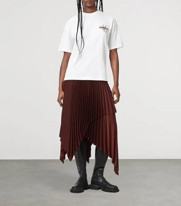 ALLSAINTS Valen Etta Oversized Graphic Floral T-shirt