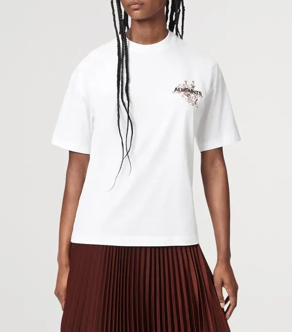 ALLSAINTS Valen Etta Oversized Graphic Floral T-shirt