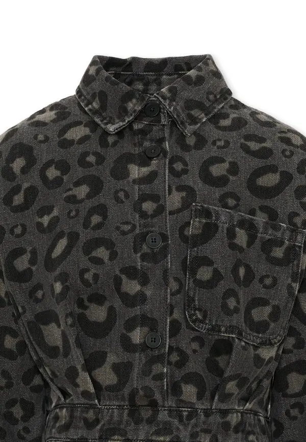 DOUUOD Animal-print Dress