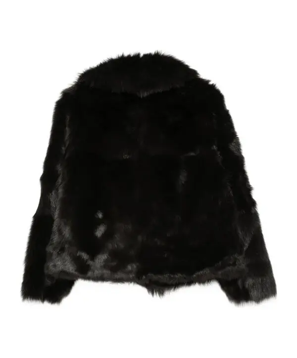 BLANCHA Long Sleeve Fur Jacket