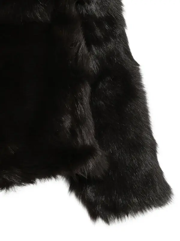 BLANCHA Long Sleeve Fur Jacket