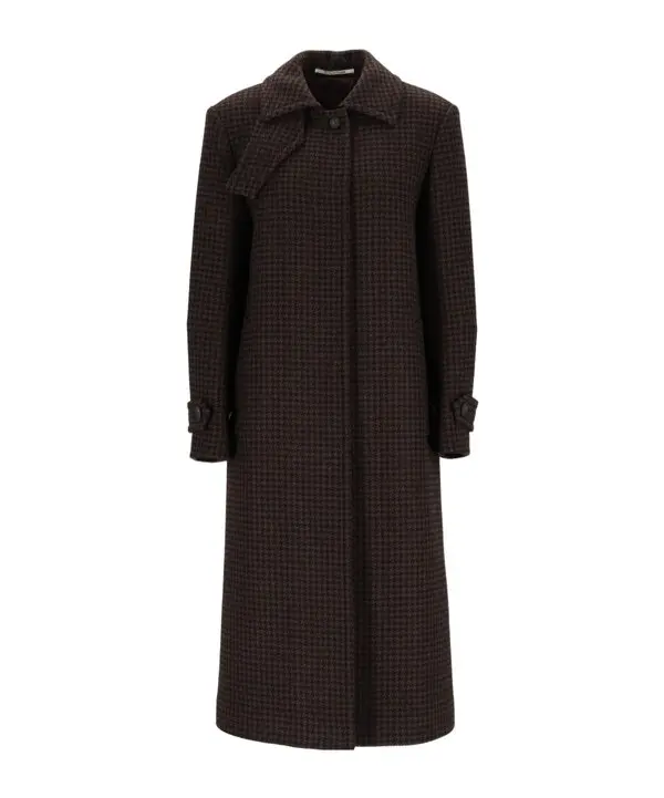 Tagliatore Long-sleeved Checked Coat