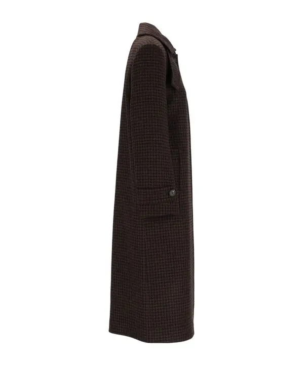 Tagliatore Long-sleeved Checked Coat