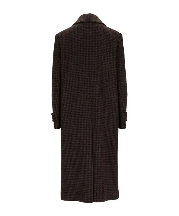 Tagliatore Long-sleeved Checked Coat