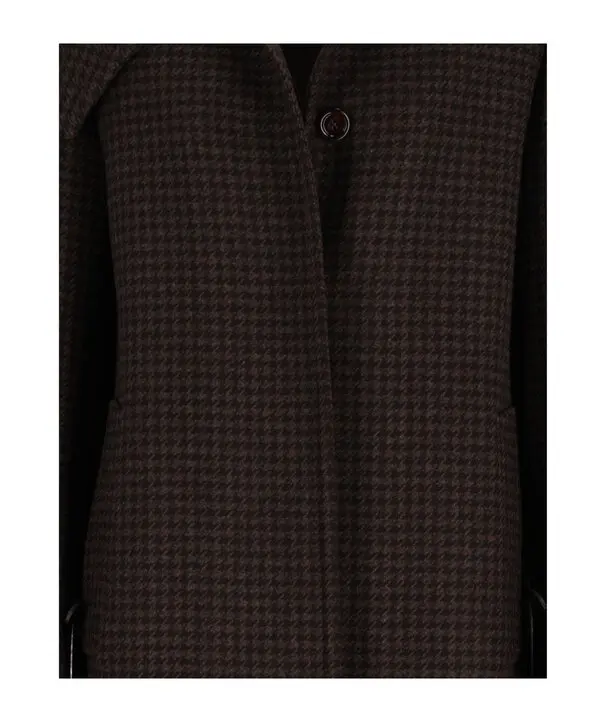 Tagliatore Long-sleeved Checked Coat