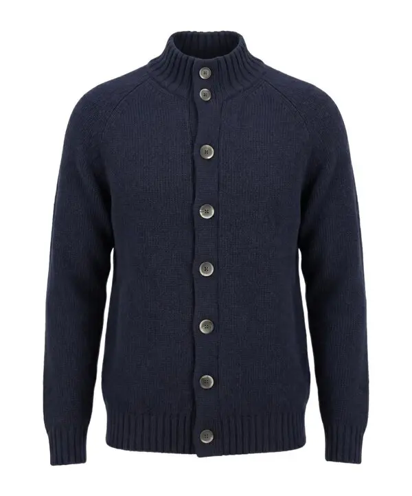 Altea Long-sleeve Cardigan - Navy