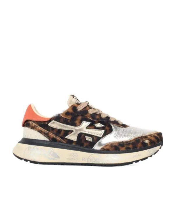 Premiata Lauryn' Print Pony Blend Sneakers