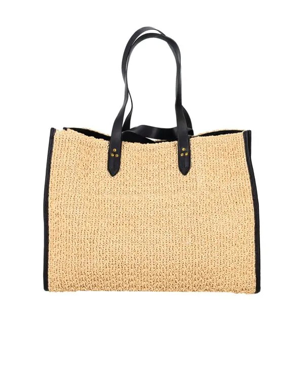 Jérôme Dreyfuss Large Leon Leather-trim Tote Bag - Nude