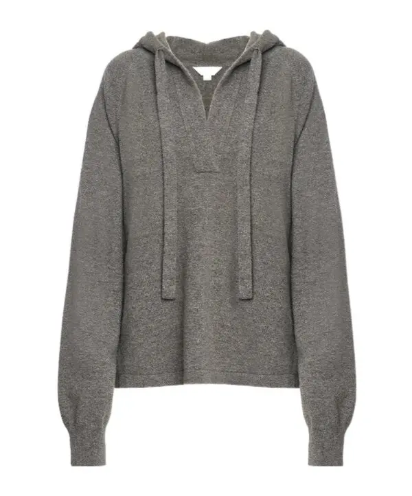 Malo Sweatshirt In Luxury Cashmere - Rock Gray