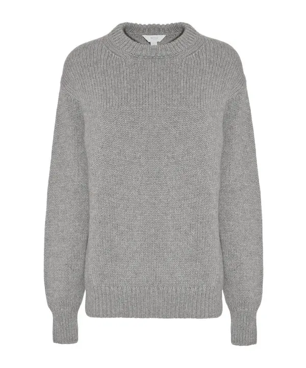 Malo Ribbed Crew Neck Knitted Sweater - No