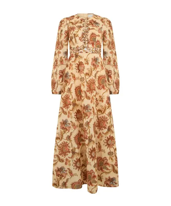 Zimmermann Floral Print Maxi Dress - Multi-color