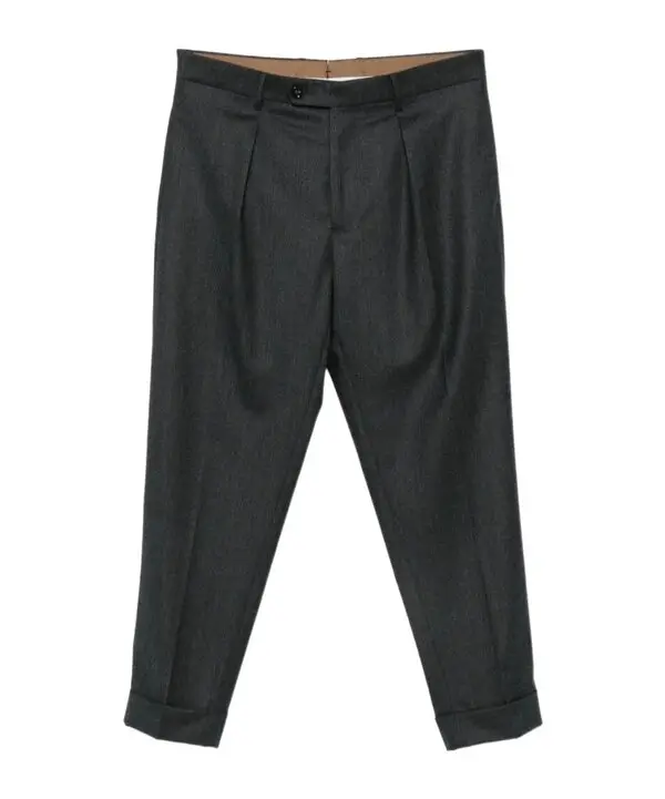 BERWICH Casual Trousers With Belt Loops - Grey