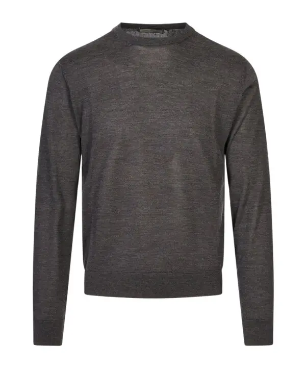 Canali Long-sleeved Pullover - Black
