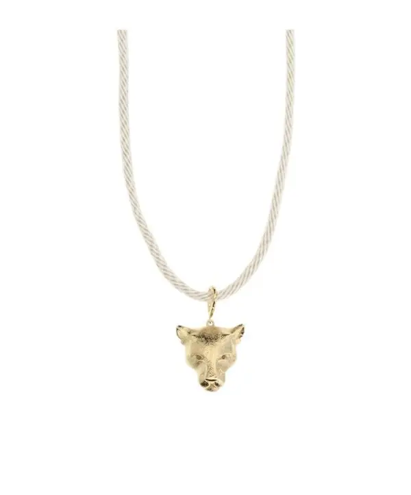 FORTE_FORTE Sculpture Puma Pendant Necklace