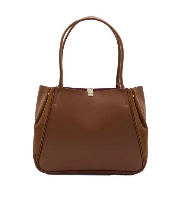 COCCINELLE Structured Paneled Tote Bag