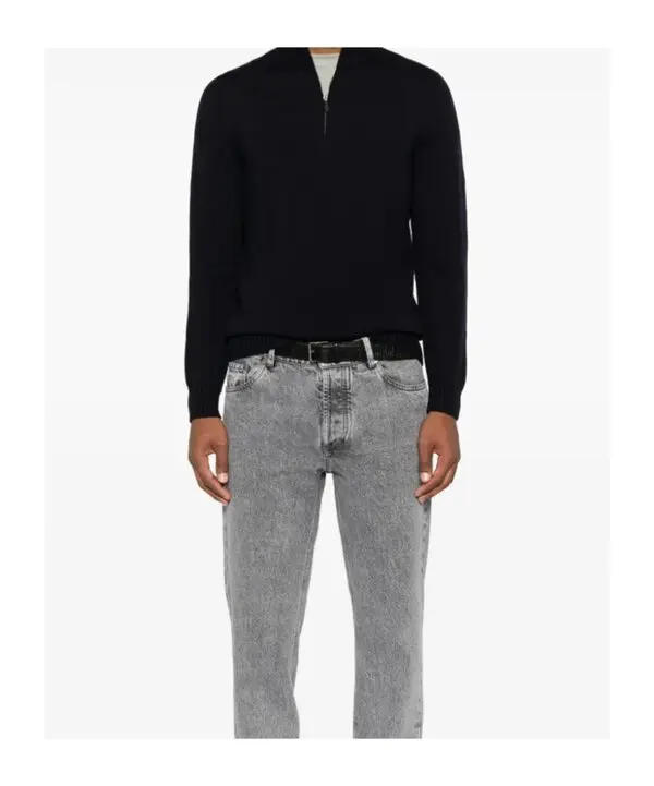 DRUMOHR Mock-neck Zip Knitwear
