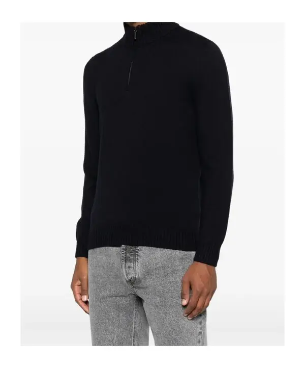 DRUMOHR Mock-neck Zip Knitwear