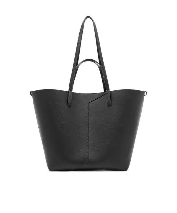 Emporio Armani 1981 Leather Shopper Bag - Black