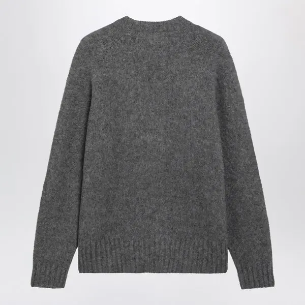 TOM FORD Seamless Brushed Cashmere Crewneck Sweater - Grey