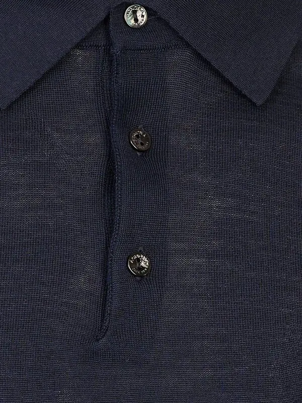 Agnona Long-sleeve Knitted Polo Shirt