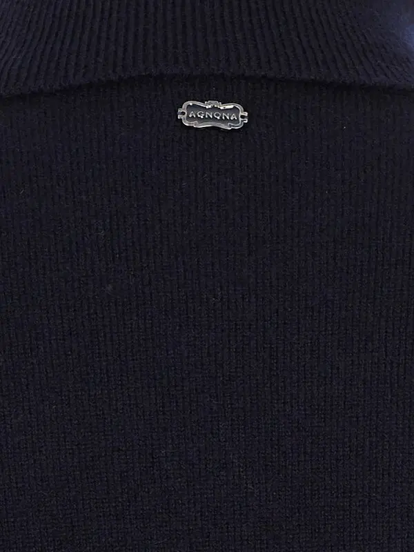Agnona Long Sleeve Turtleneck Sweater - No
