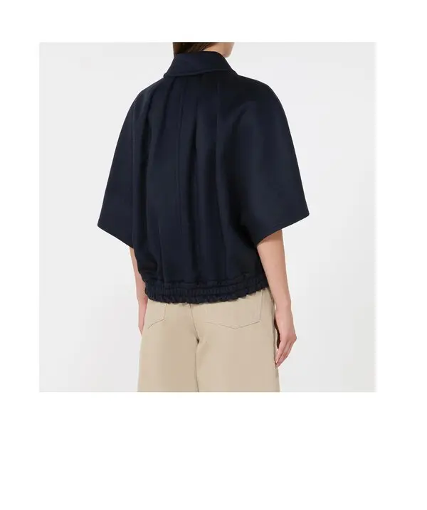 Max Mara Draped Boxy Cape
