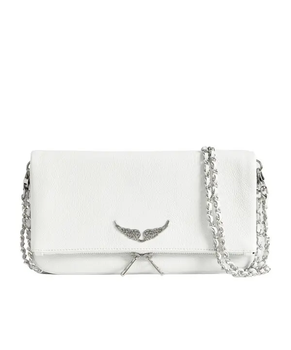 Zadig&Voltaire Voltaire Rock Chain Shoulder Bag - White