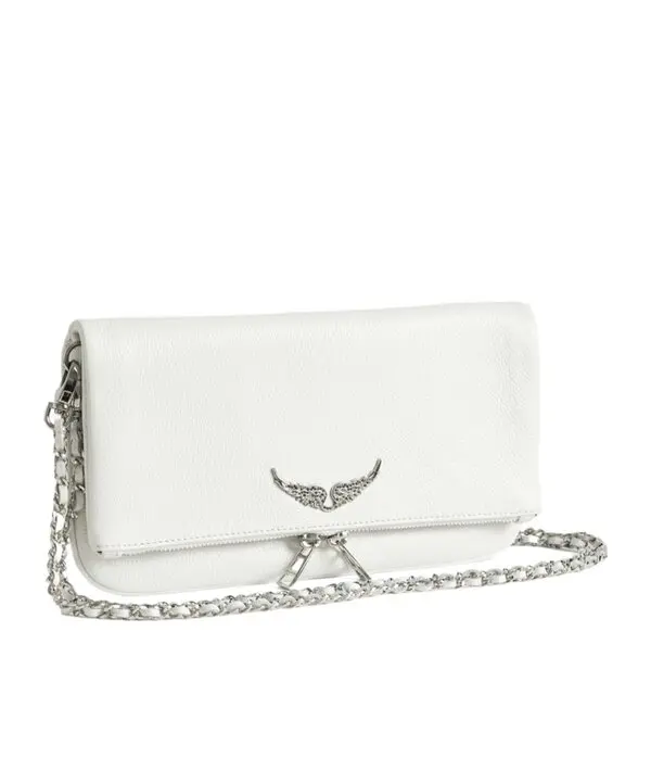 Zadig&Voltaire Rock Chain Shoulder Bag - White