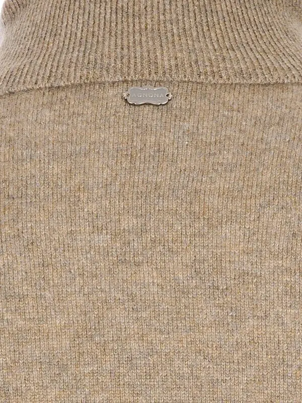 Agnona Long-sleeve High-neck Top