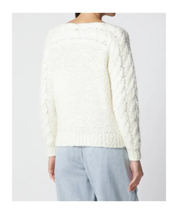 Isabel Marant Étoile Ecru Wool-blend Sweater