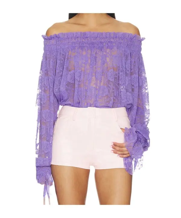 Norma Kamali Long-sleeved Cover-up - Lavender