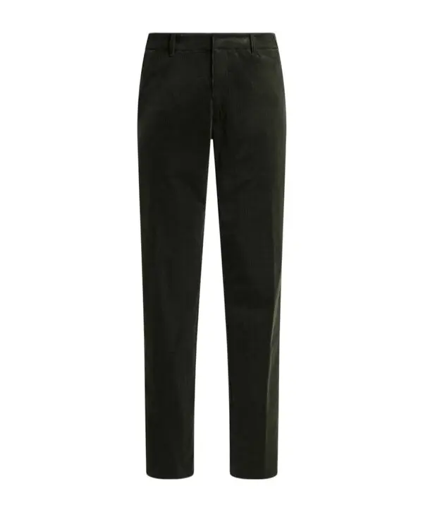 Etro Stretch Cotton Corduroy Trousers - Green