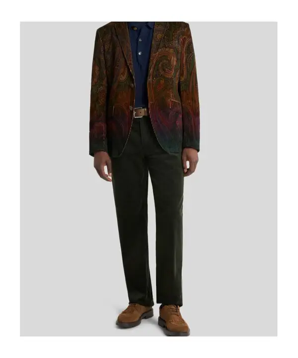 Etro Stretch Cotton Corduroy Trousers