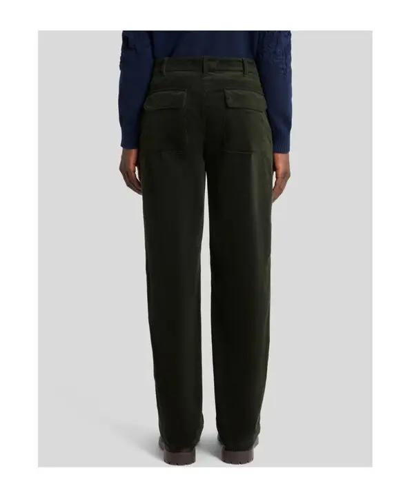 Etro Stretch Cotton Corduroy Trousers